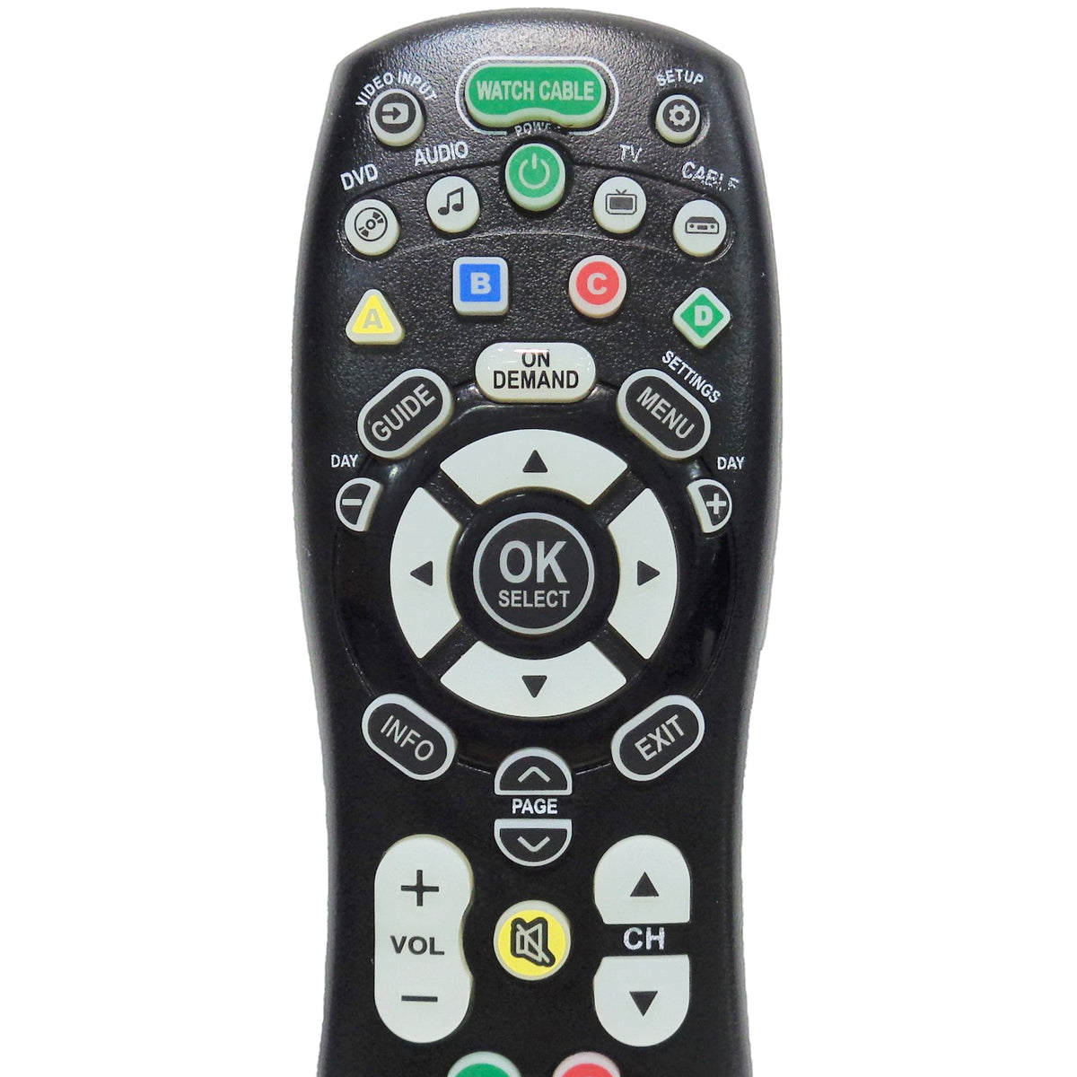 Mediacom 2025B0-B1 Pre-Owned Cable Box Remote Control, URC-2025BCCa-B1 ...