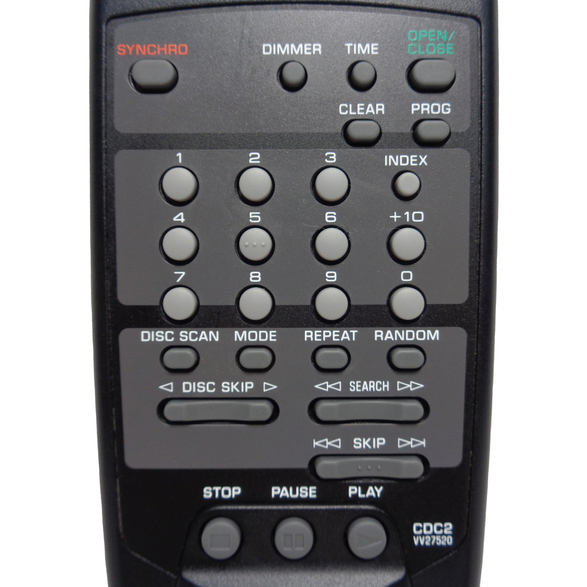 Yamaha CDC2 VV27520 Pre-Owned Original CD Player Remote Control ...