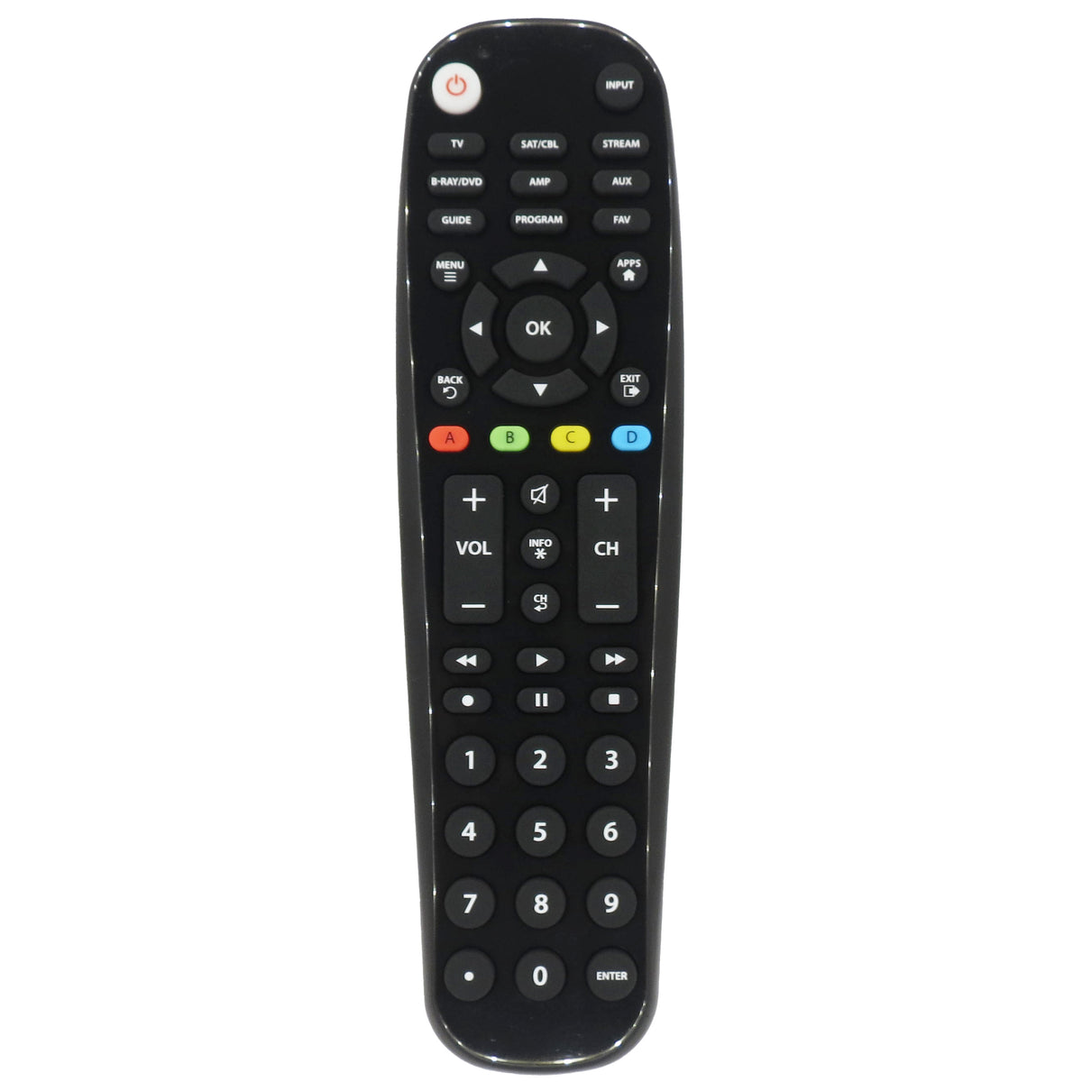 Blackweb BWB18AV004 Pre-Owned 6 Device Universal Remote Control ...