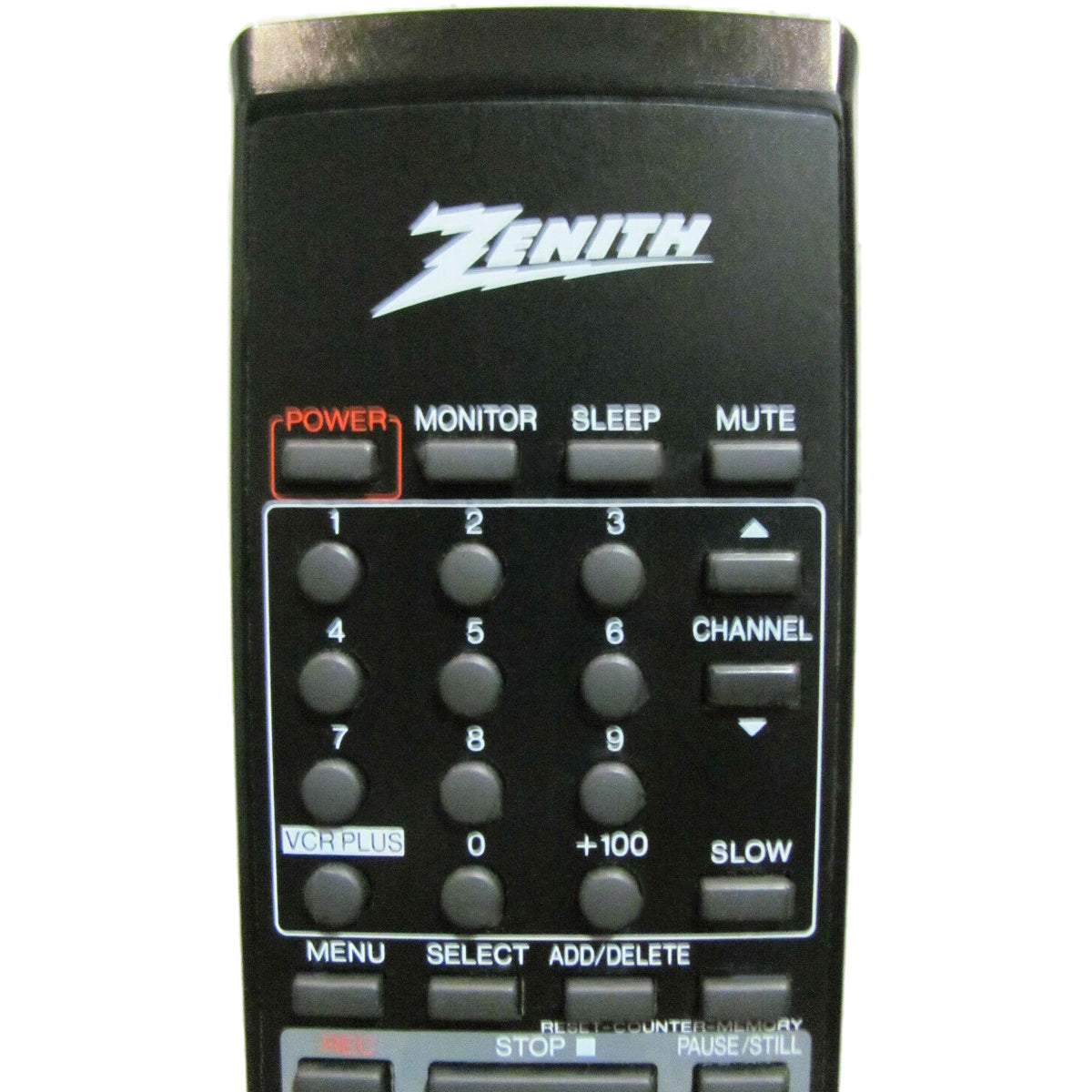 Zenith UREMT33SR001 Pre-Owned Original TV/VCR Combo Remote Control ...